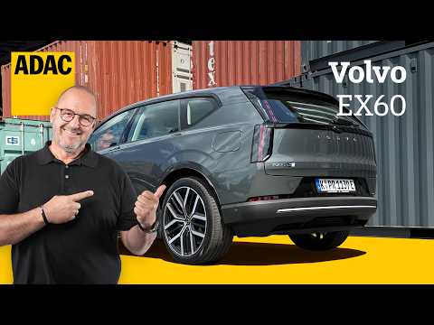Volvo EX60 P10 AWD Ultra – Der neue Wettbewerber zum BMW iX3 und Co. im ADAC Fahrbericht