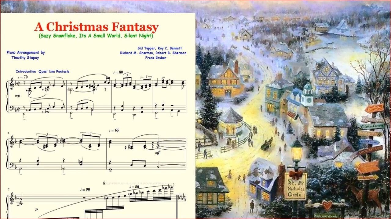 A Christmas Fantasy - Piano Solo Arrangement - YouTube