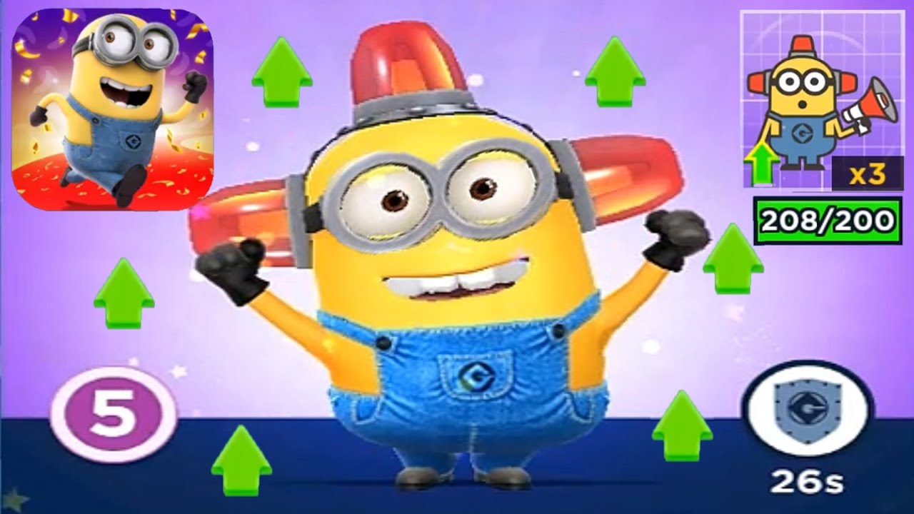 Bee-do Minion Rush upgrade Rare Costume Zen garden prize pod gameplay ...