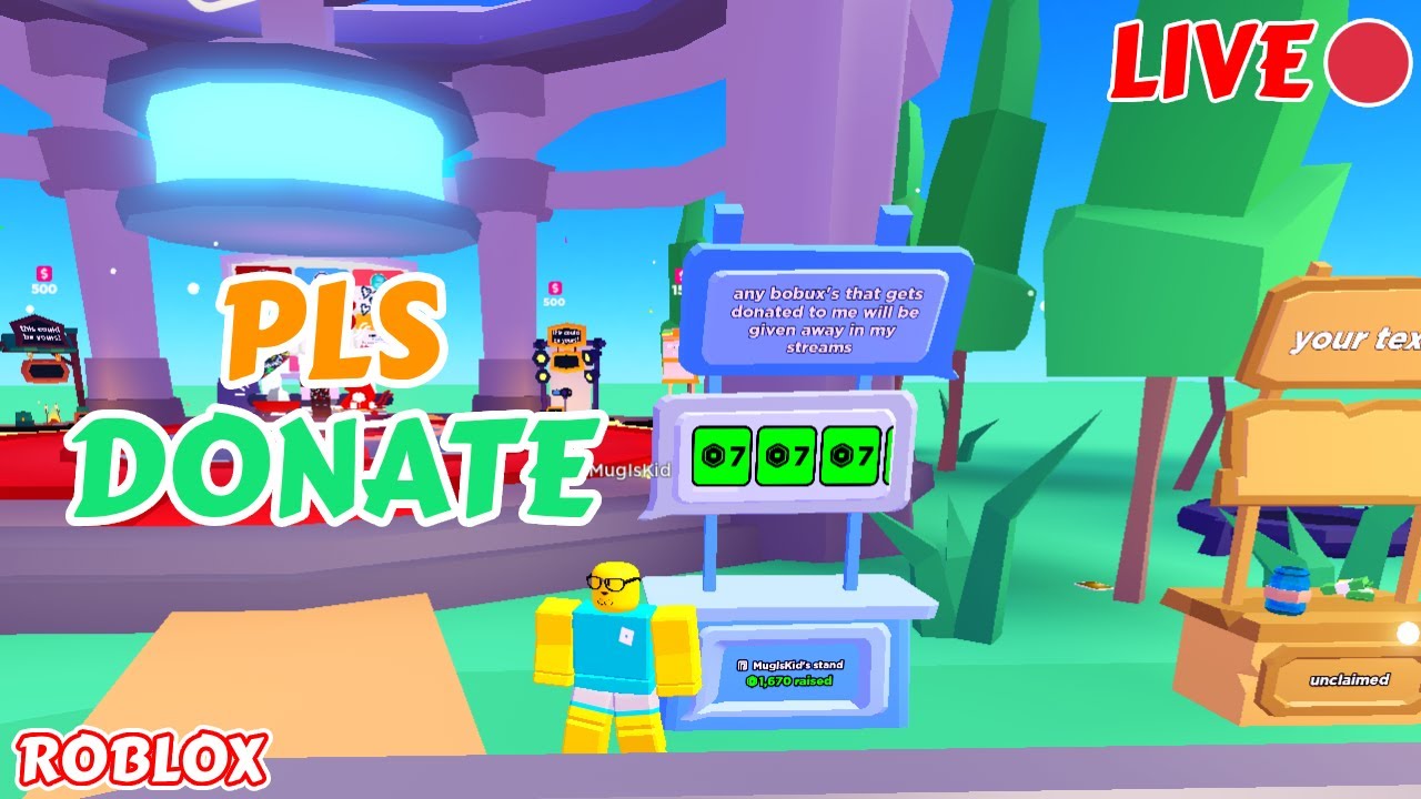 Donating Robux To Viewers (PLS DONATE💸) (Roblox) - YouTube