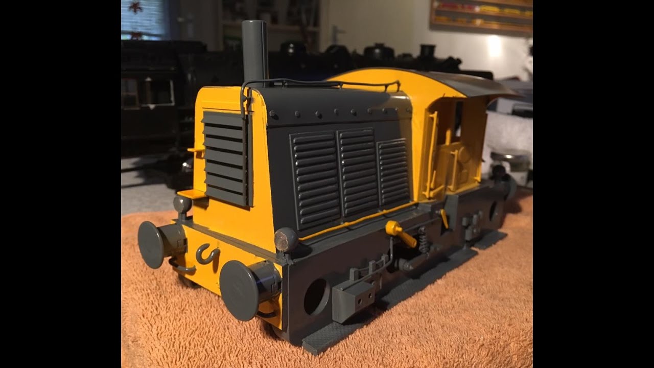 Custom scratch build 1:25,6 locomotive NS SIK (G scale) LGB - YouTube