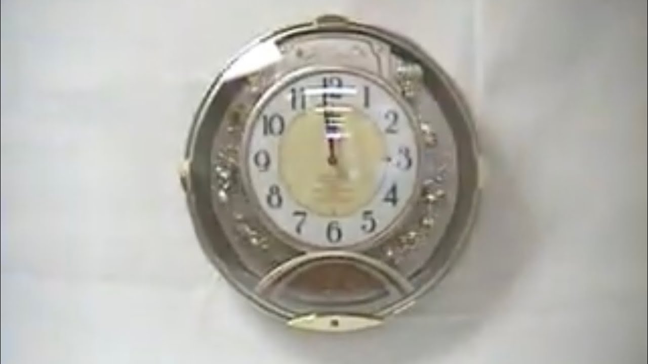 Seiko QXM120SRH Melodies In Motion Clock - YouTube