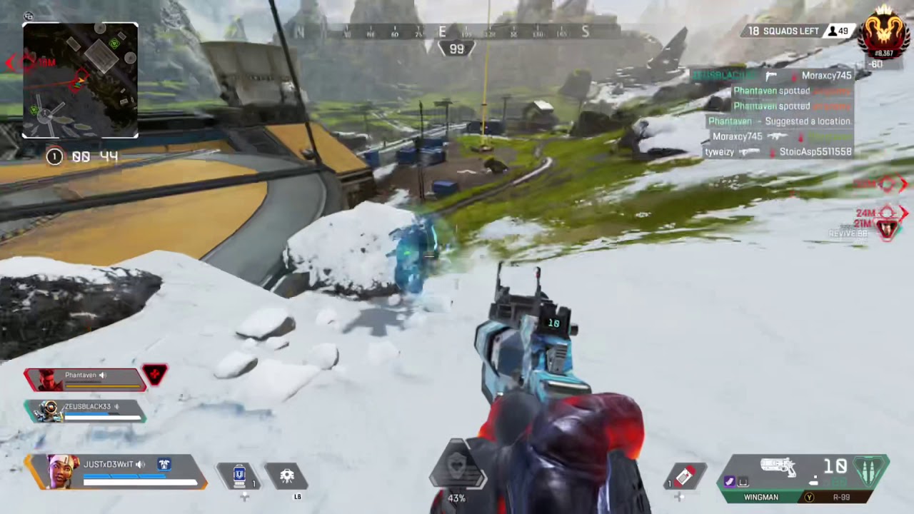 Squad wipe in apex pred lobby - YouTube