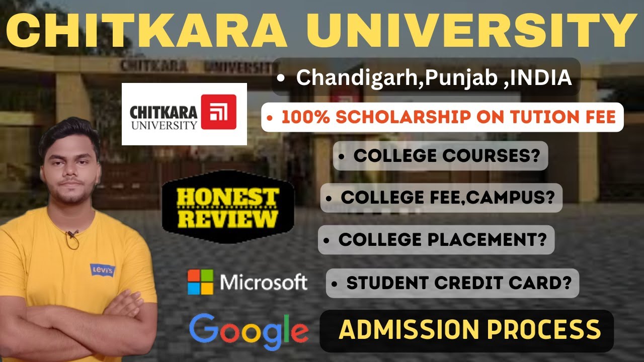 CHITKARA UNIVERSITY REVIEW|CAMPUS TOUR|FEES, PLACEMENT COURSES, JEE ...