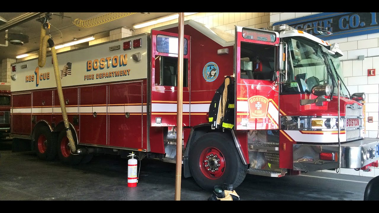 Boston Fire Ride Along with Rescue 1 - YouTube