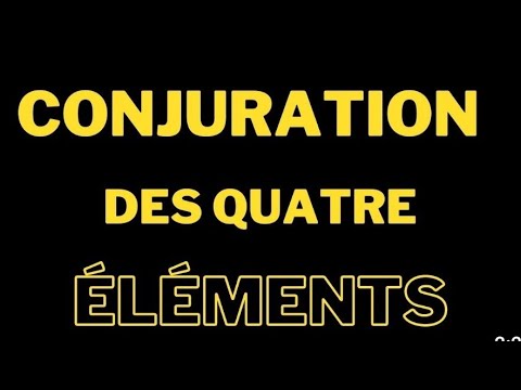 Conjuration des 4 éléments | LUCXON RIODIN