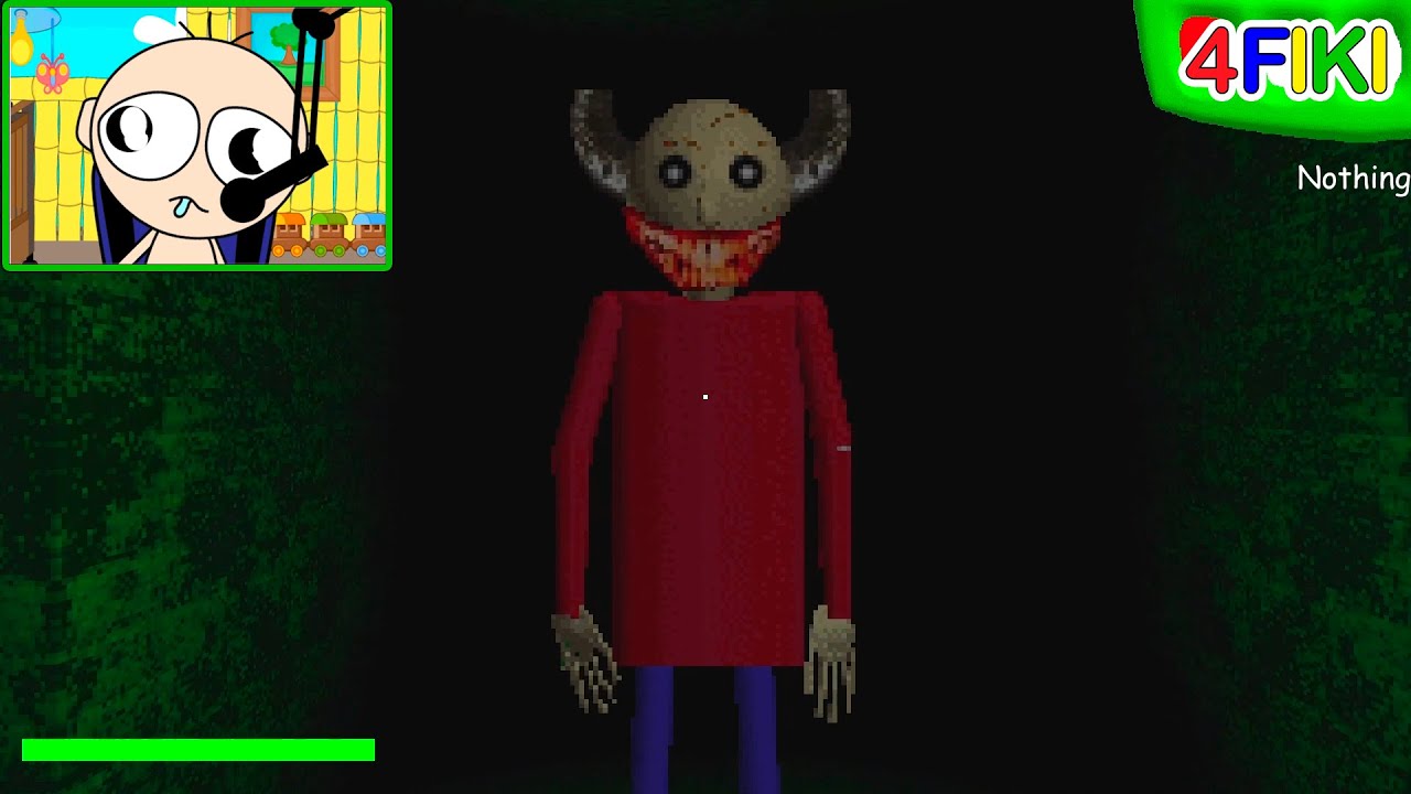 Nubi huye de Baldi el demonio - baldis basics - YouTube
