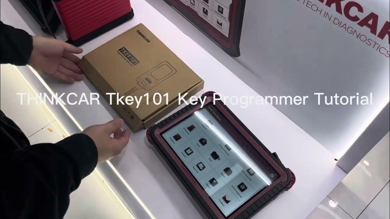 THINKCAR Tkey 101 Key Programmer Tutorial, how to connect with ...
