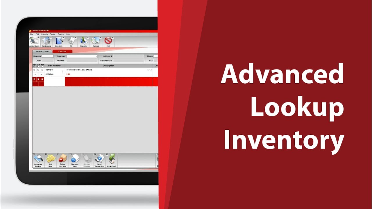 Paladin Advanced Lookup - Inventory - YouTube