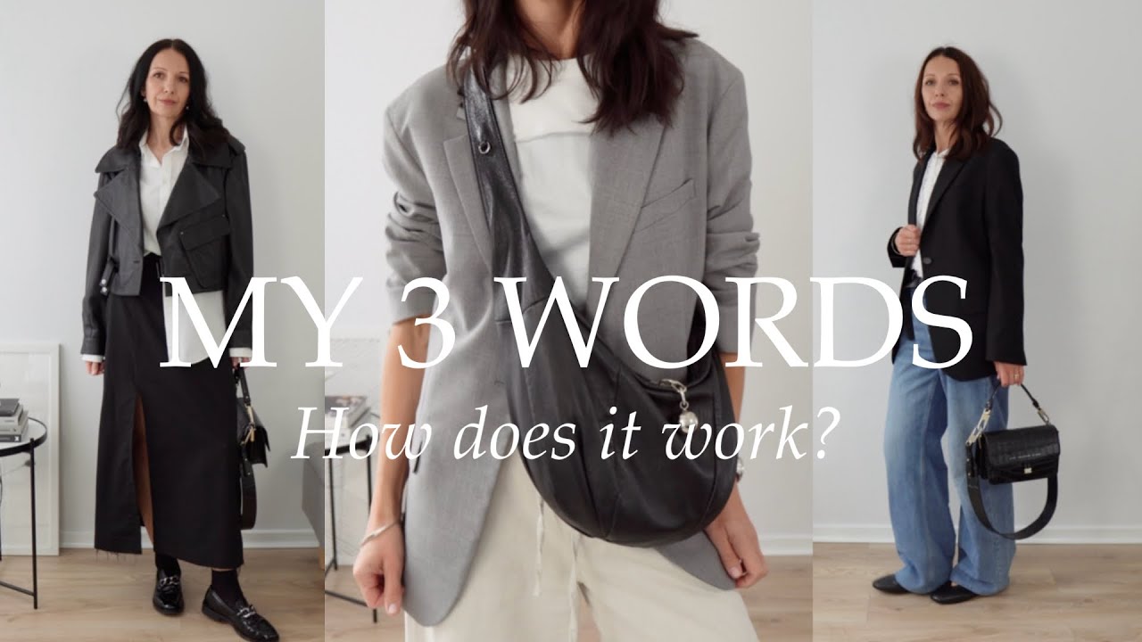 Alison Bernstein’s 3 word method. I analyse my old outfits to see if it ...