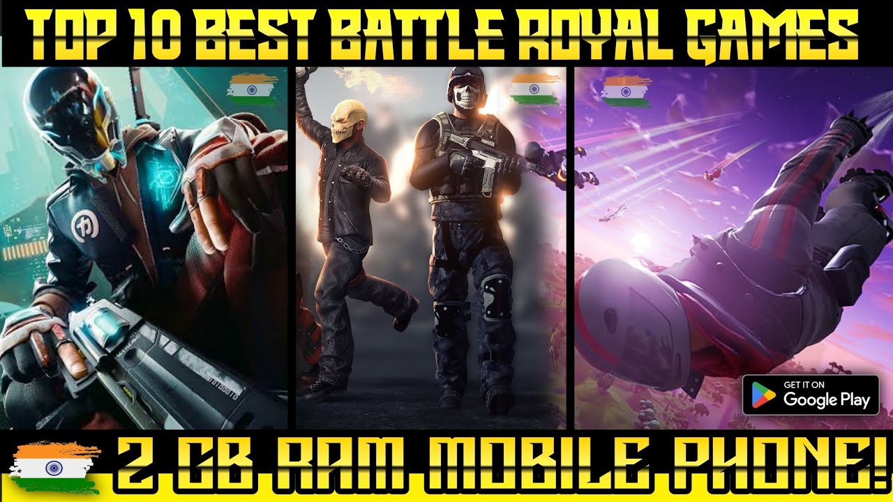 TOP 10 BEST BATTLE ROYAL GAMES | 2 GB RAM MOBILE PHONE | XEVO GAMERZ ...