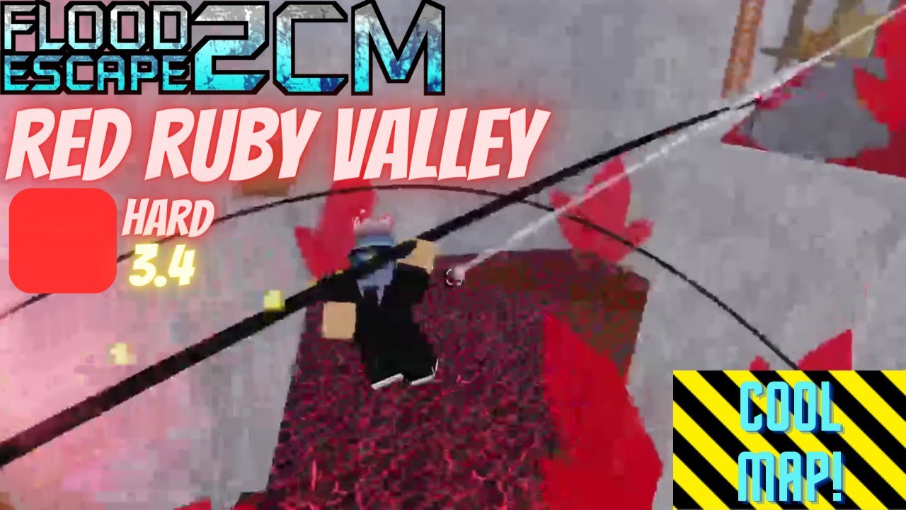 Red Ruby Valley - Flood Escape 2 Community Maps Roblox - YouTube