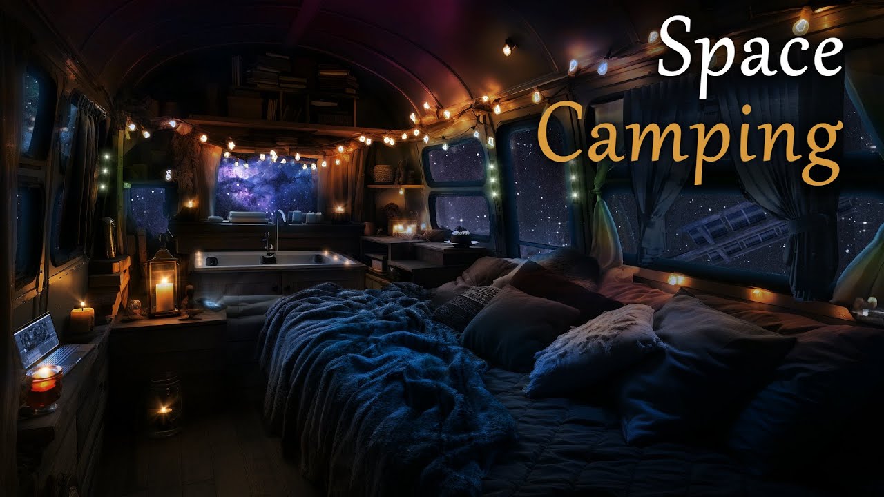 Space Camping | Space Noise Ambience | Relaxing Sounds of Space Sleep ...