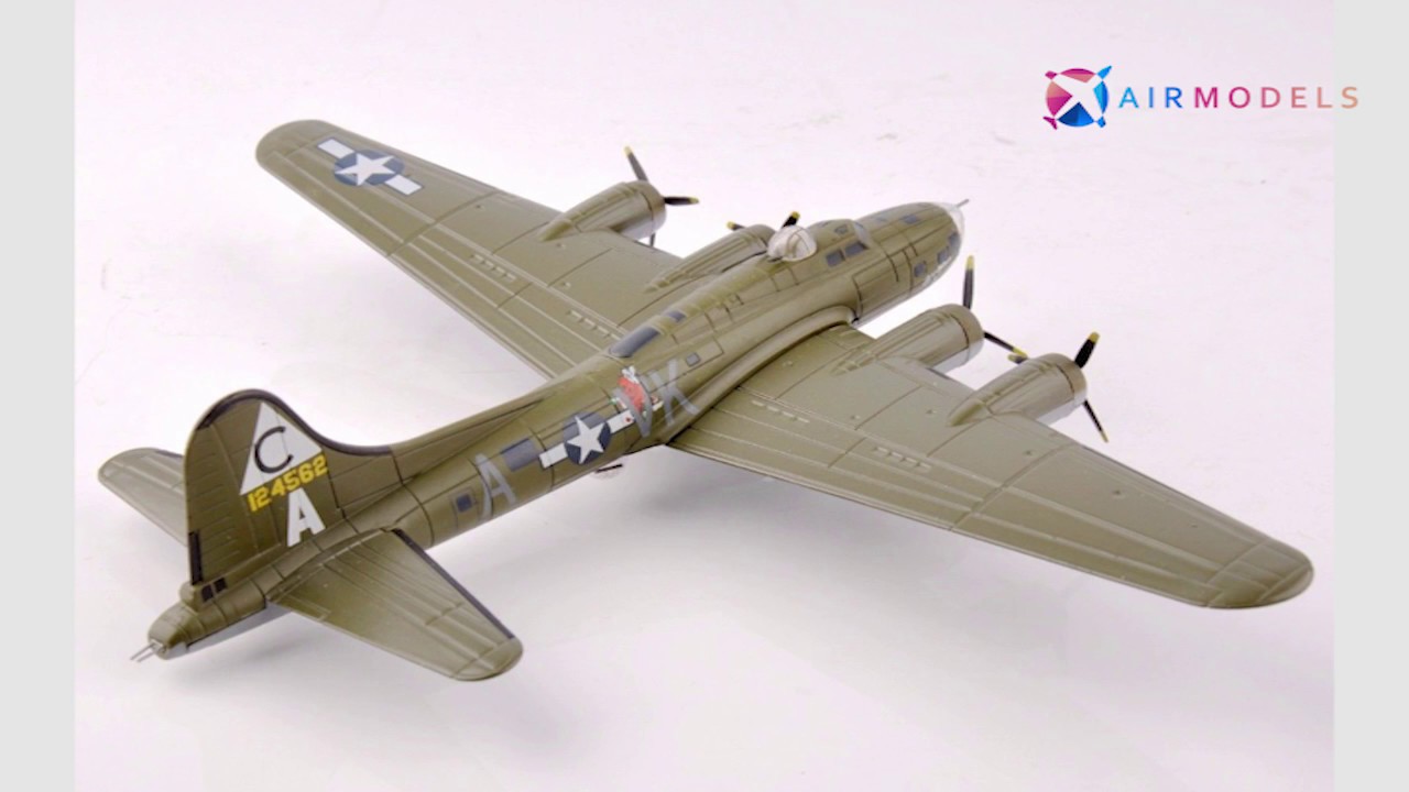 Boeing B-17F Flying Fortress - Diecast Aircraft Model - YouTube