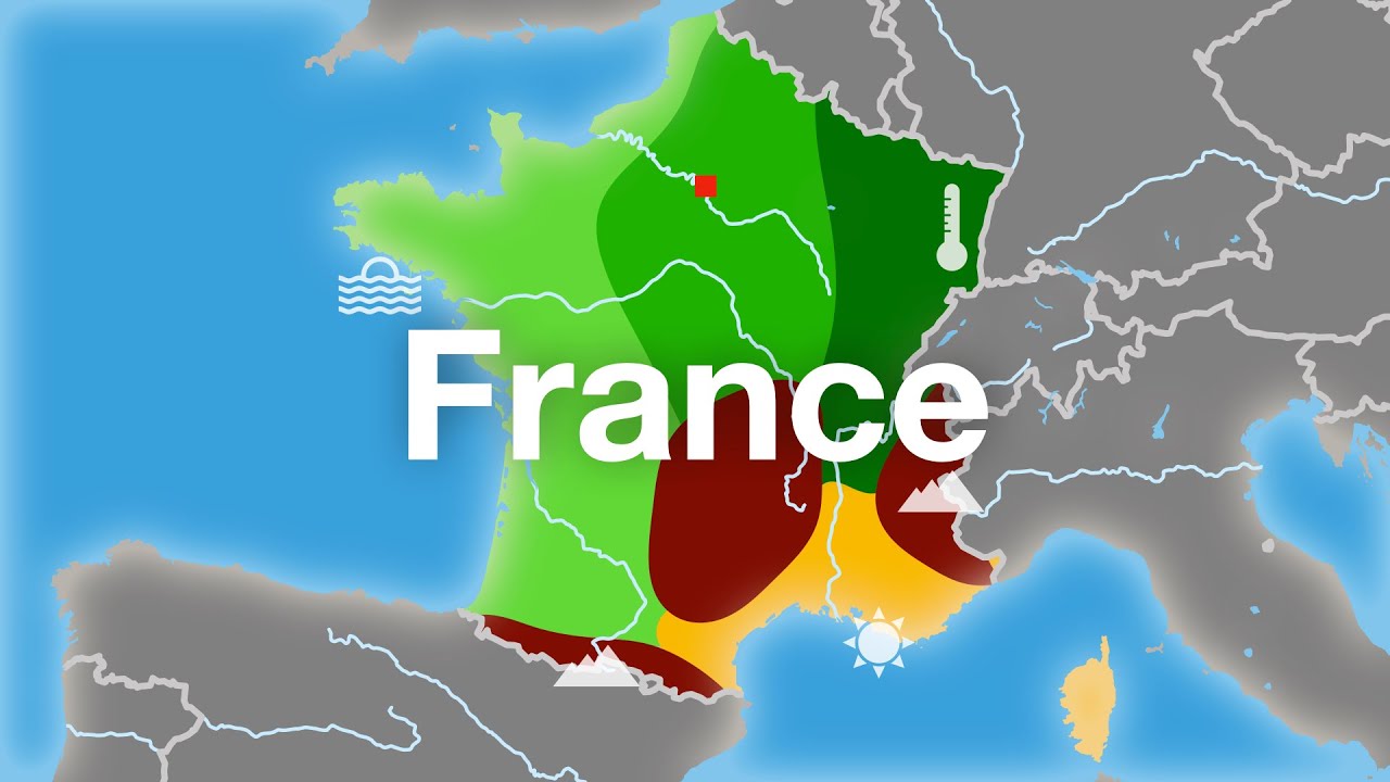 France - Geography & Climate - YouTube