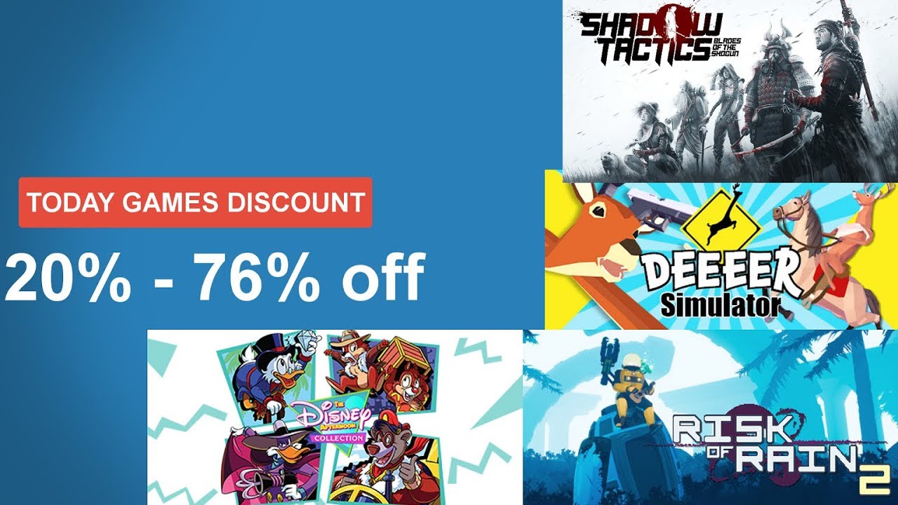 Daily GAMES SALES Discount Mar 9 2020 - YouTube