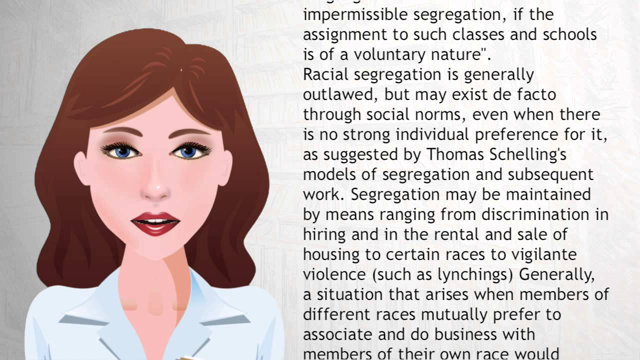 Racial segregation - Wiki Videos - YouTube