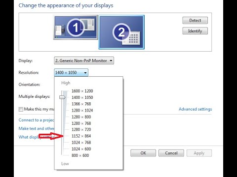 how to change computer screen resolution - YouTube