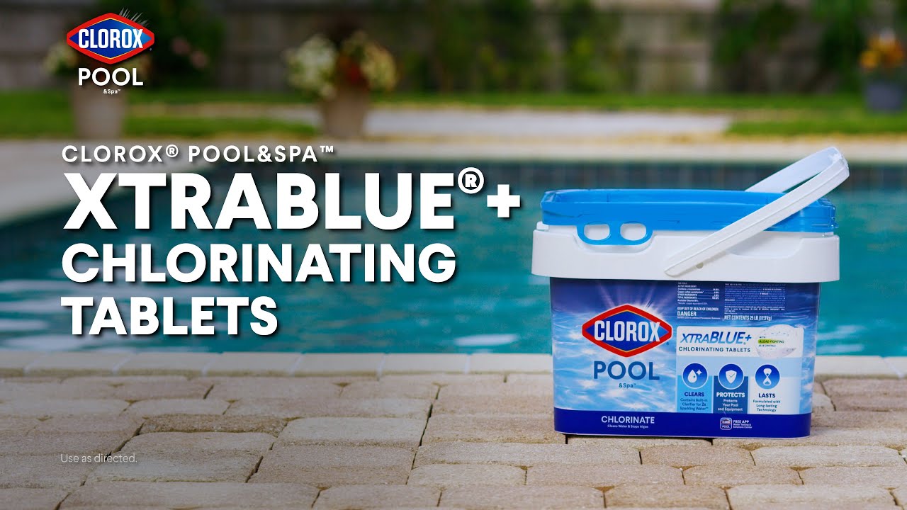 Clorox® Pool&Spa™ XtraBlue®+ Chlorinating Tabs - YouTube