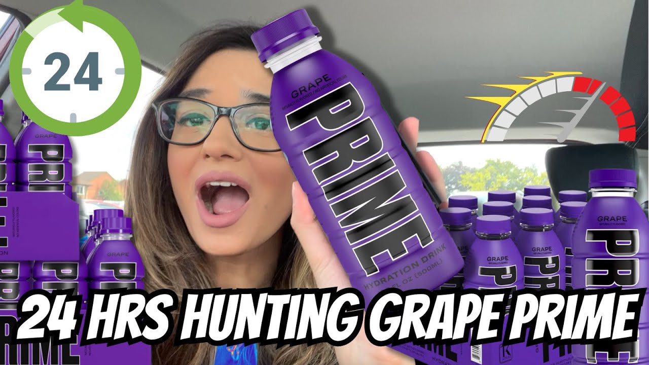 SPENDING 24 HOURS HUNTING FOR GRAPE PRIME *IS IT DISCONTINUED??* - YouTube