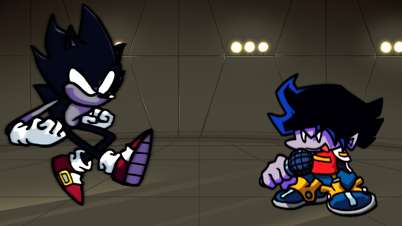 FNF Dark Sonic vs Dark BoyFriend - Worked Up - YouTube