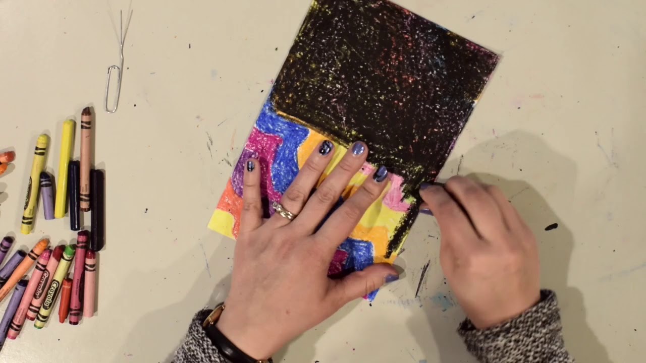 Crayon Scratch Art YouTube crayon-scratch-art-youtube