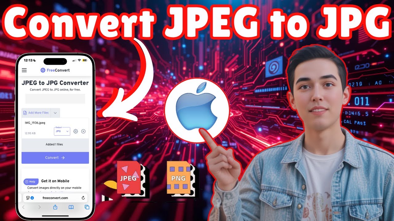 How To Convert JPEG To JPG In iPhone - Step-by-Step Guide - YouTube