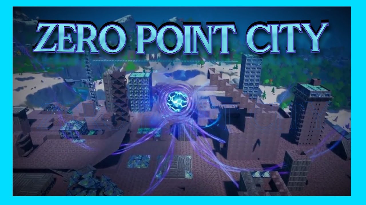 WE BUILT ZERO POINT CITY RACE TRACK (FORTNITE RACE TRACK) - YouTube