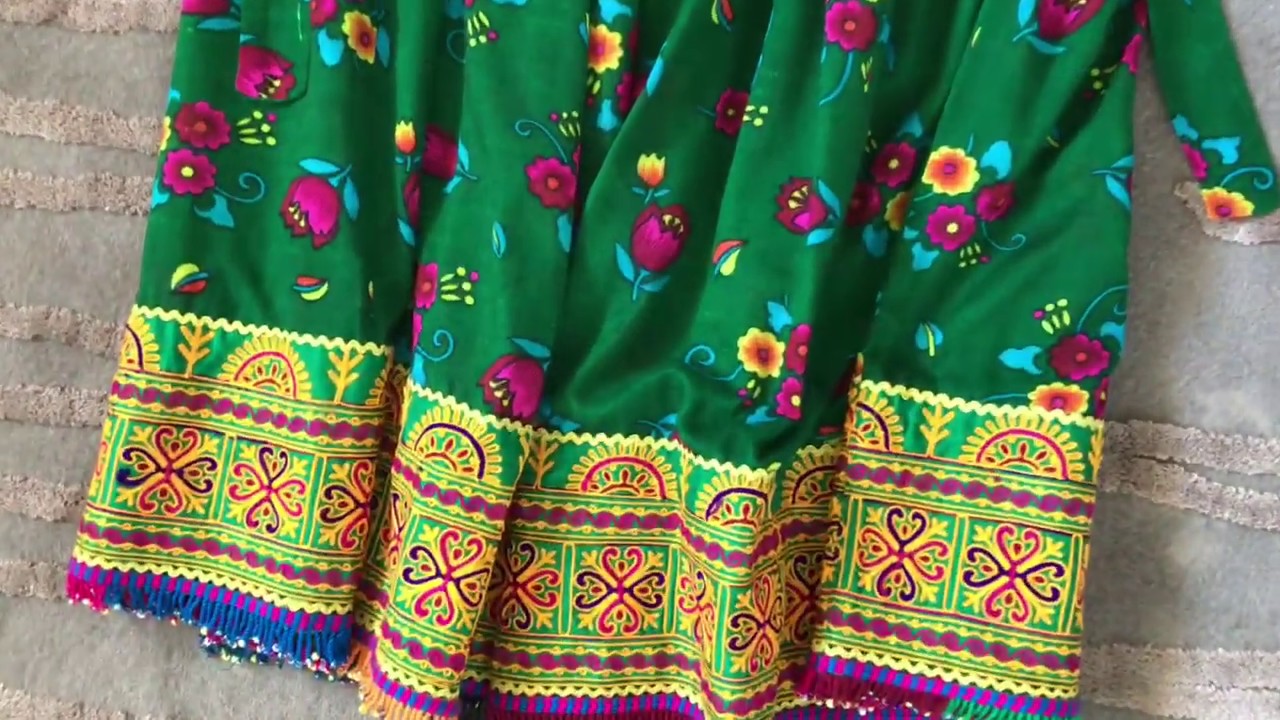 Traditional Hazaragi Dress (Part 2) - YouTube