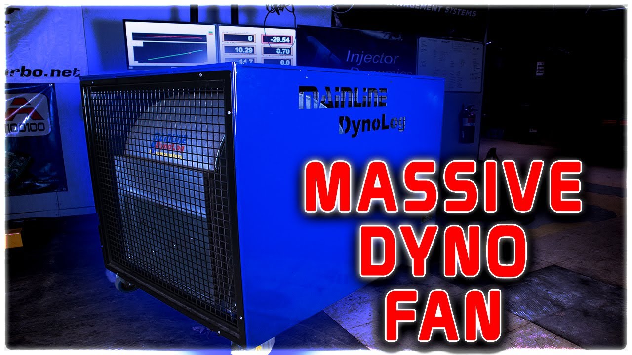 Mainline Dyno's Massive Dyno Fan - YouTube