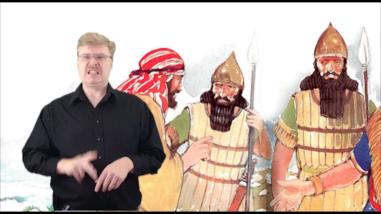 "Enemies all around" #24 Bible Stories signed in ASL. (America Sign ...