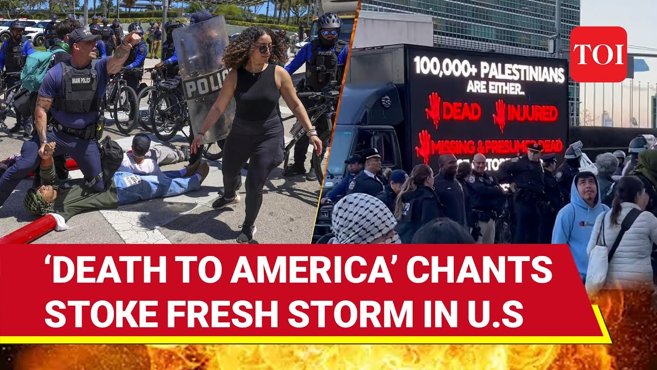 'Death To America' Chants On U.S Soil, Traffic Chaos Hits NY, Chicago ...