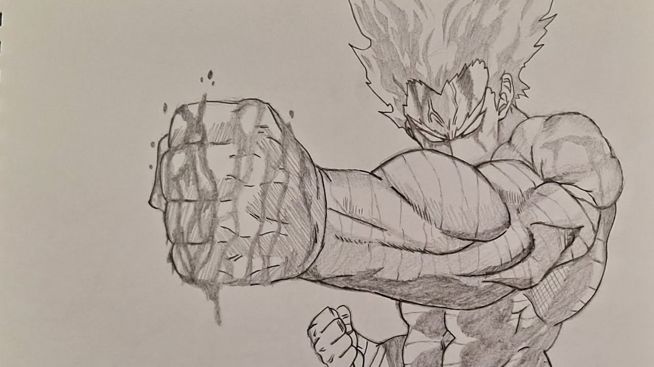 Drawing Garou from One Punch Man - YouTube