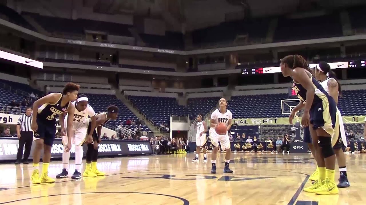 Womens Basketball Pitt Vs Georgia Tech Youtube