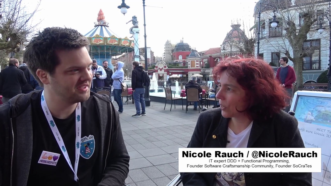 JavaLand 2018 - Interview with Nicole Rauch (Software Coach) - YouTube