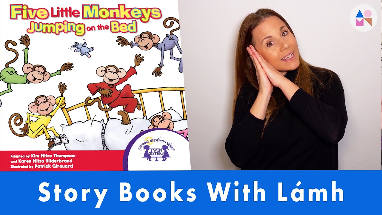 Five Little Monkeys With Lámh Signs - YouTube