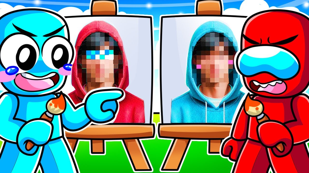 Revelando la CARA de DEEP y Awita en Roblox SPEED DRAW! - YouTube