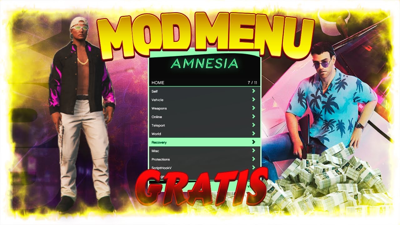 💛OBTEN MILLONCITOS CON ESTE RECOVERY | MOD MENU AMNESIA💛 - YouTube