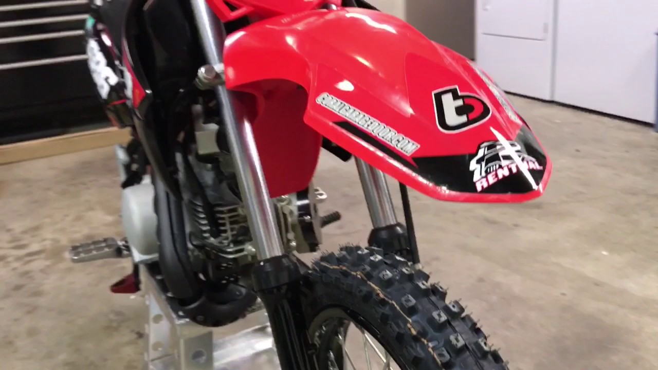 KB Built stock mod Klx110 - YouTube