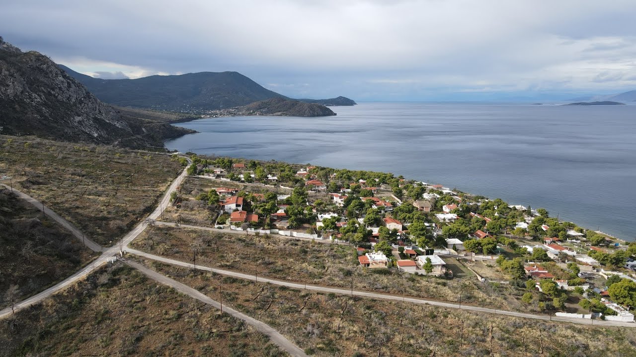 Η διαδρομή από Μαυρολιμνη μέχρι τον Σχοινο από ψηλά - YouTube