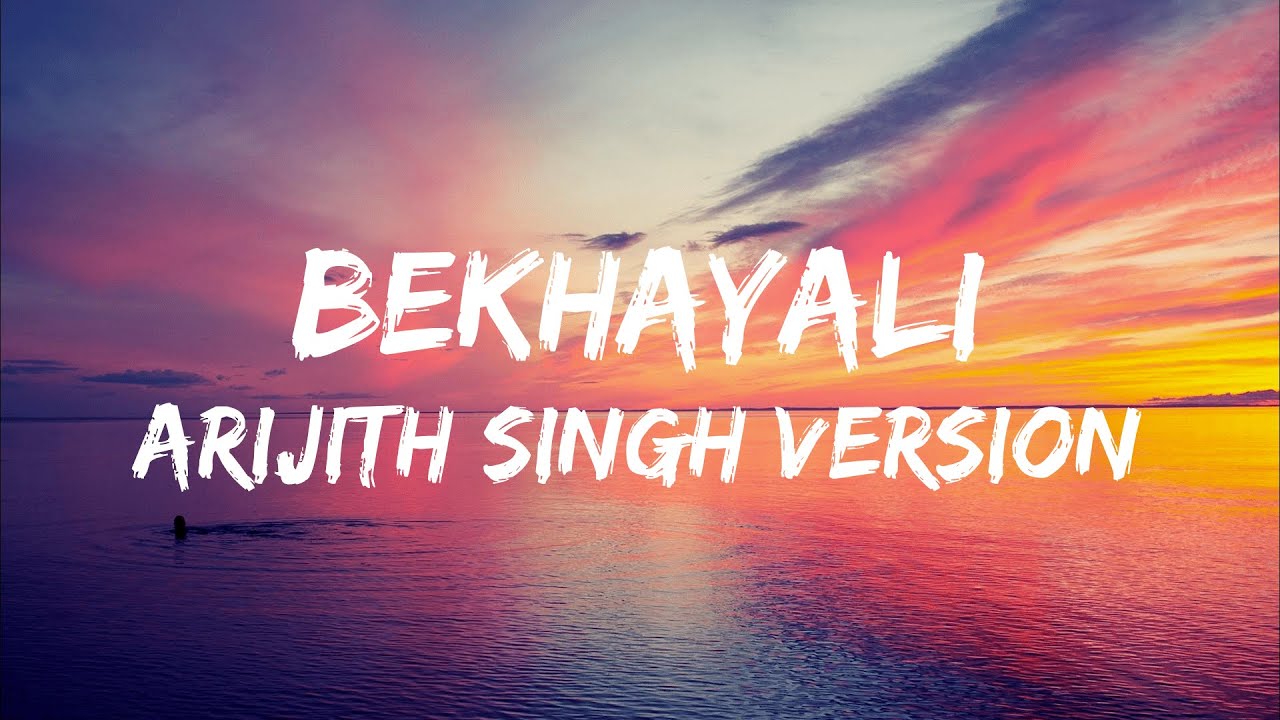 Bekhayali lyrical song - arijit singh version| Kabir Singh| ALONE BEATz ...
