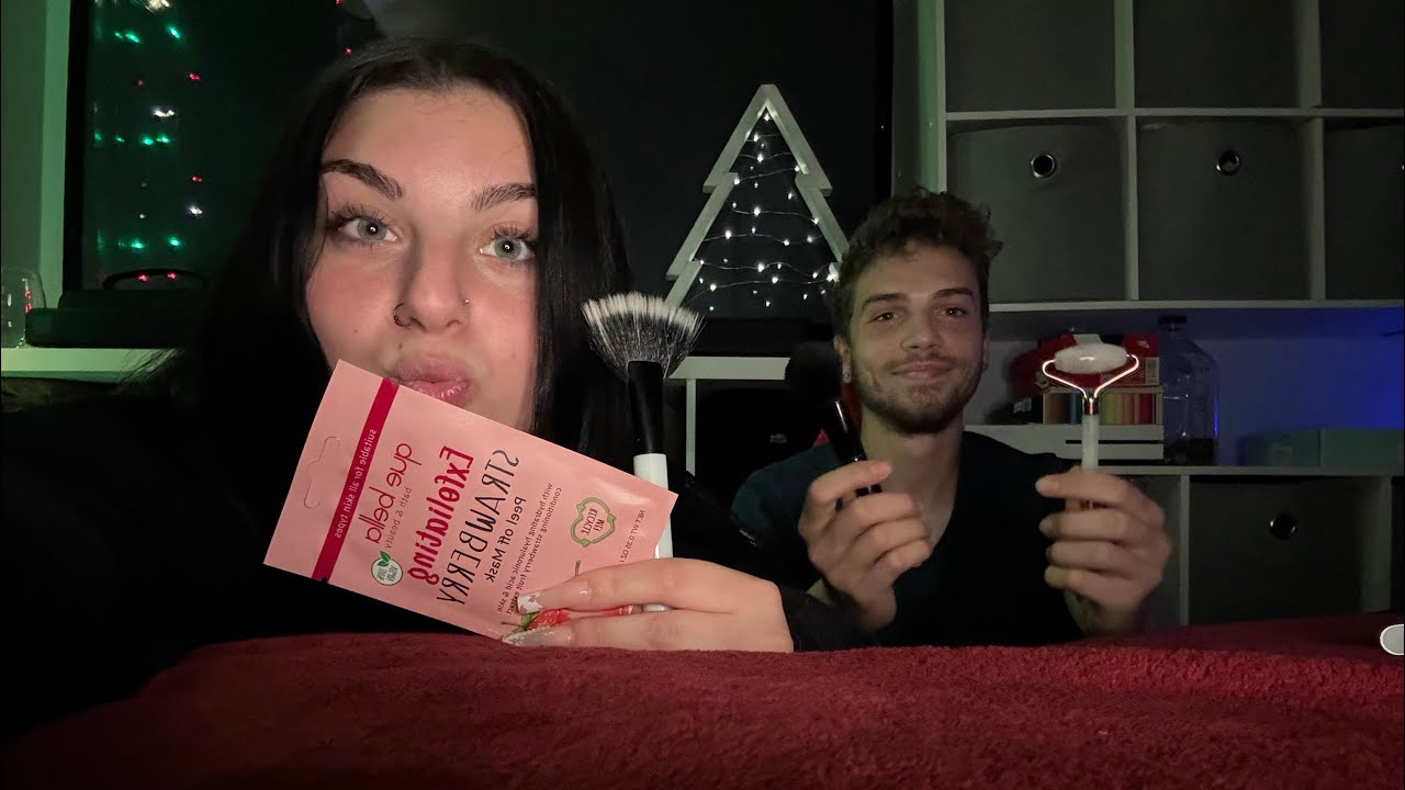 Tingly triggers ASMR with my boyfriend, light rainfall🌧️ - YouTube