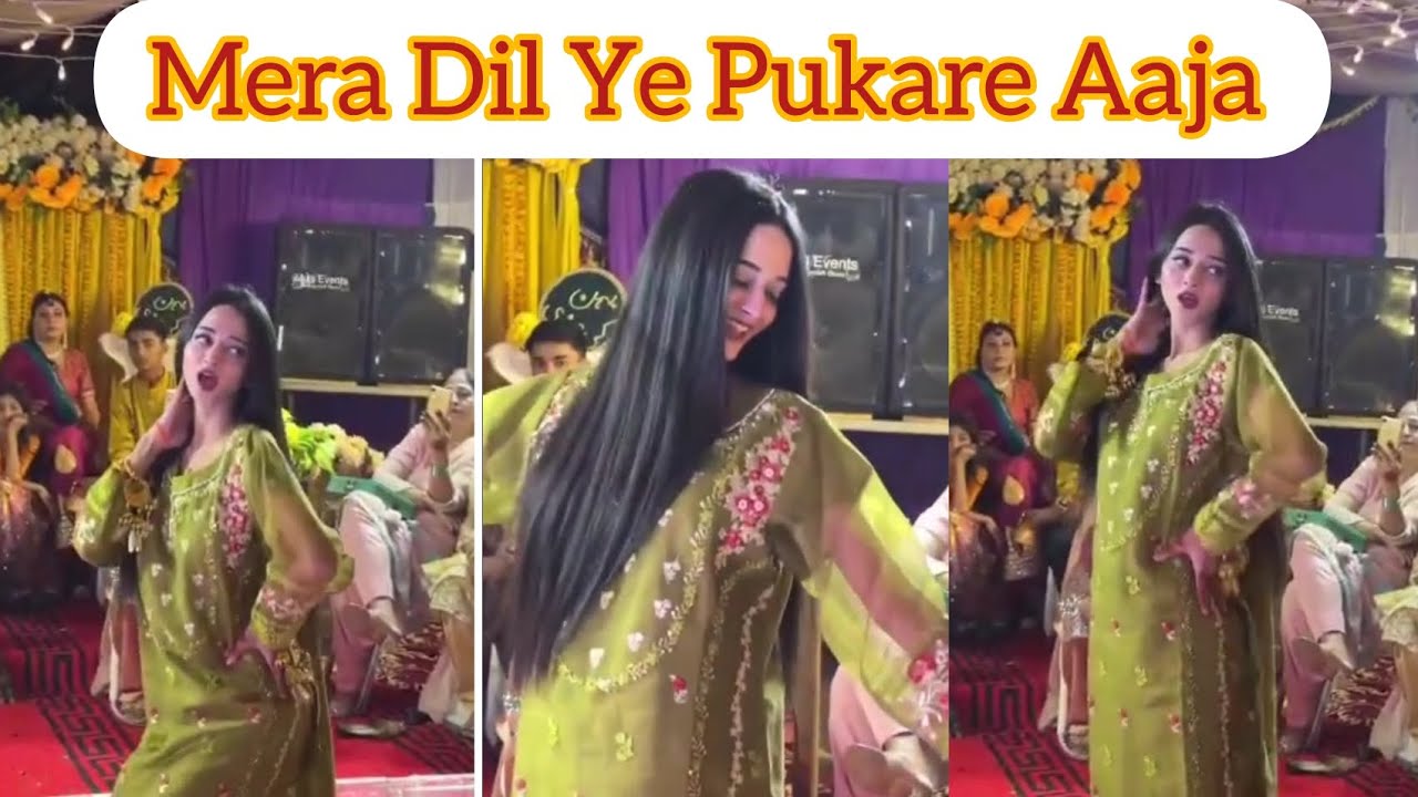 Pakistani tiktoker girl Mano dance video viral l maira Dil ye pukare ...
