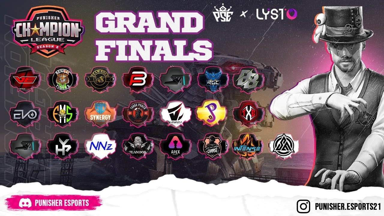 PUNISHER ESPORTS PRESENTS PCL S2 | GRAND FINALS | PP -50,000 INR #pse # ...