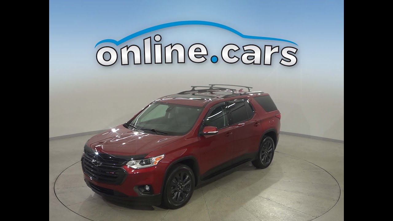 A51332YT Used 2021 Chevrolet Traverse Red SUV Test Drive, Review, For ...
