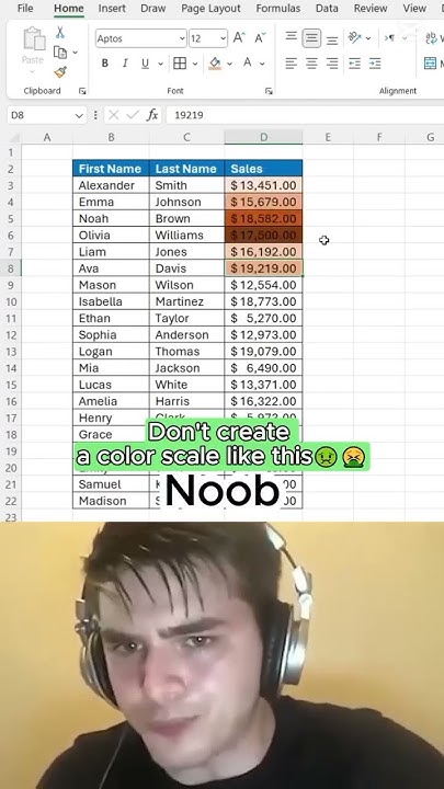 Excel Color Scale Made Easy! Master Conditional Formatting - YouTube