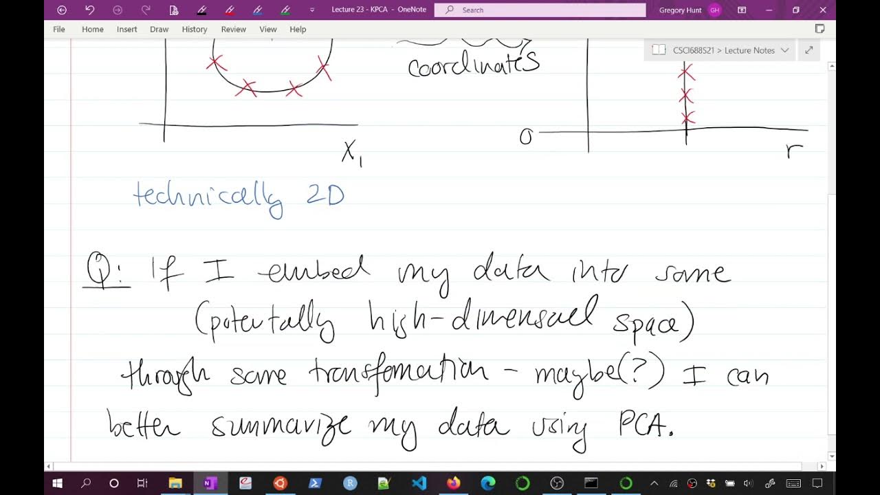 688 S21 Lecture 23 - Kernel PCA - YouTube