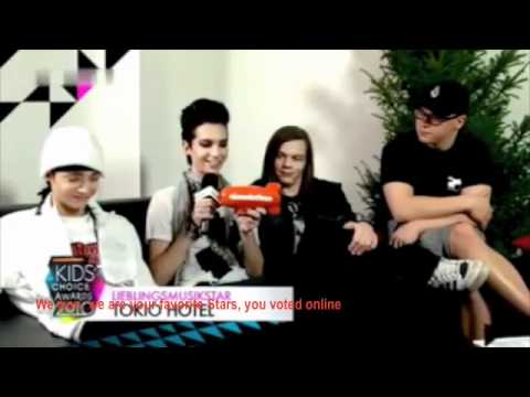 TOKIO HOTEL - NICK Kids Choice Awards Tokio Hotel Video Message w ...