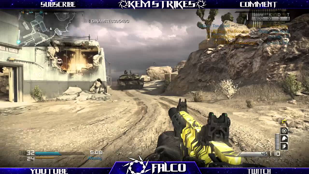 Call of Duty:Ghosts K.E.M. Strike on Overlord/Starting a Youtube ...