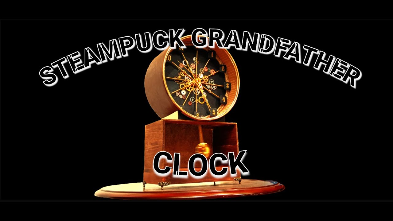 I made a STEAMPUNK inspired GRANDFATHER CLOCK! - YouTube